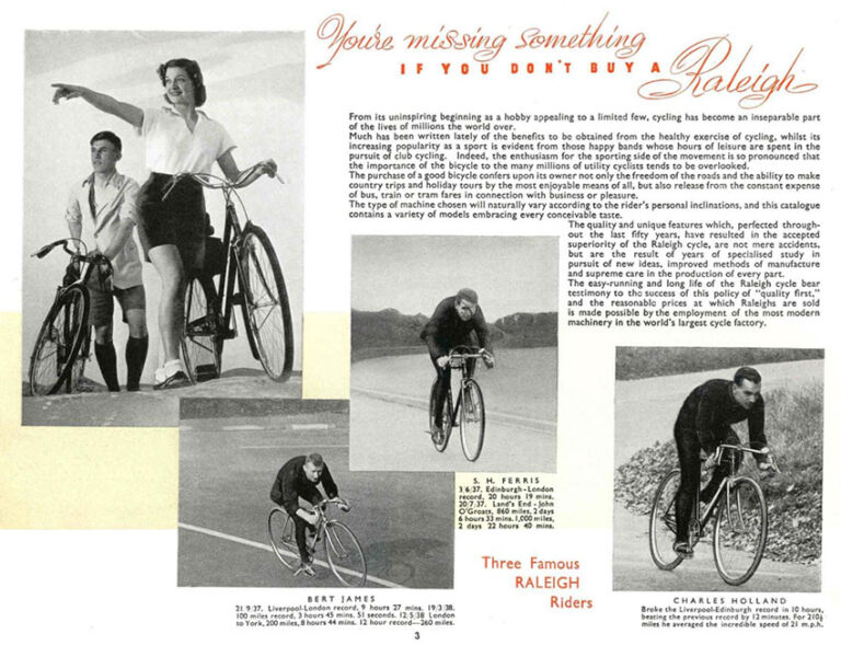 1939 Raleigh Lady’s Sports ‘Model 32’ – Online Bicycle Museum Shop